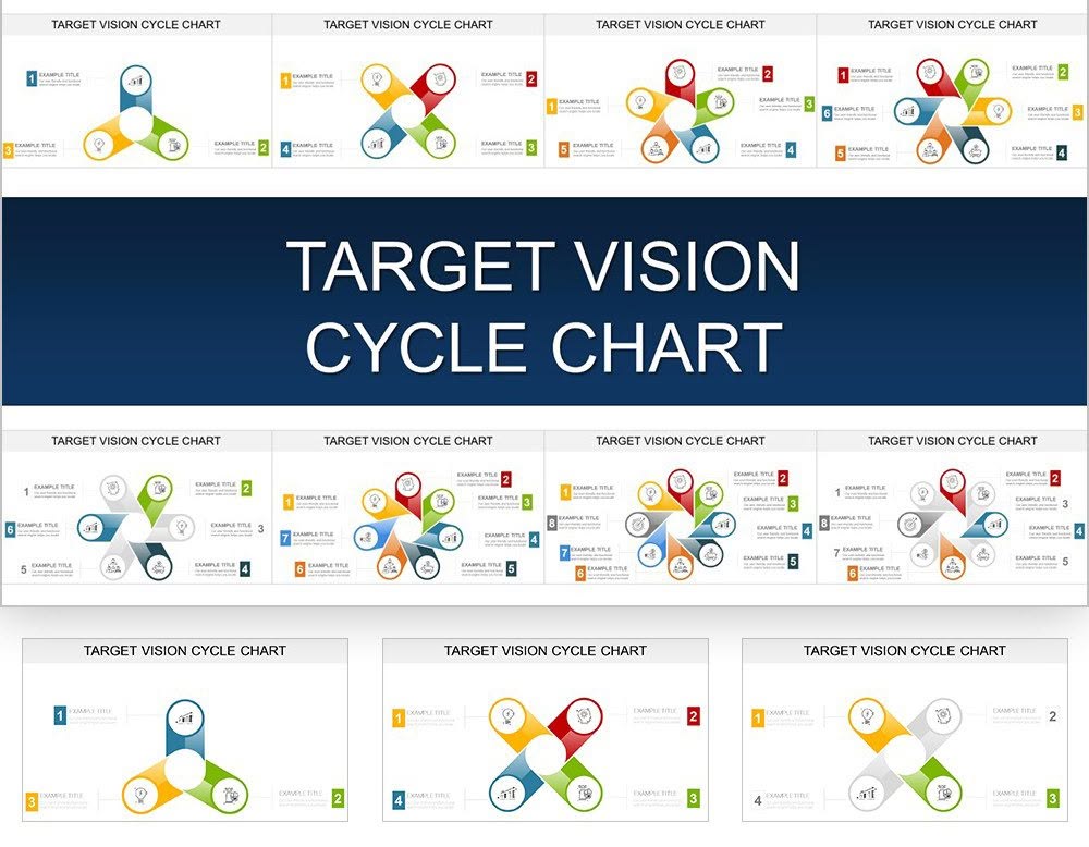 Target Vision Cycle PowerPoint charts | ImagineLayout.com