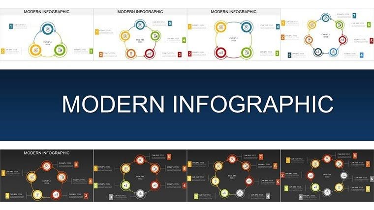 Modern Infographic PowerPoint Charts for Presentations