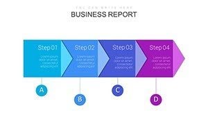 Business with Process Management PowerPoint Charts Template