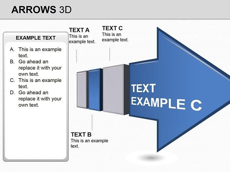 Arrows 3D PowerPoint Diagrams Template: Download PPTX