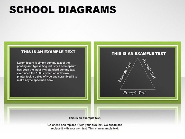 Education School PowerPoint diagram template | ImagineLayout.com