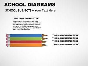Education School PowerPoint diagram template | ImagineLayout.com