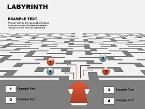 Labyrinth PowerPoint Diagrams Template: Download PPTX