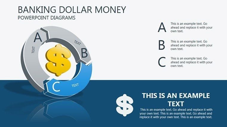 Banking Dollar Money PowerPoint diagram