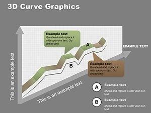 3D Curve Graphics PowerPoint Diagrams: Download PPTX