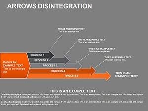 Separation Arrows PowerPoint diagrams