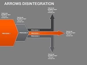 Separation Arrows PowerPoint diagrams