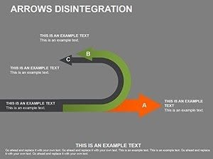 Separation Arrows PowerPoint diagrams