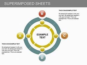 Superimposed Sheets PowerPoint Diagrams: Download PPTX