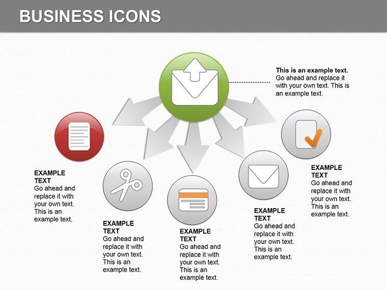 Finance Icons PowerPoint Diagrams: Download PPTX