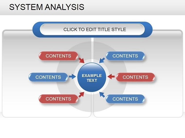 System Analysis PowerPoint diagram