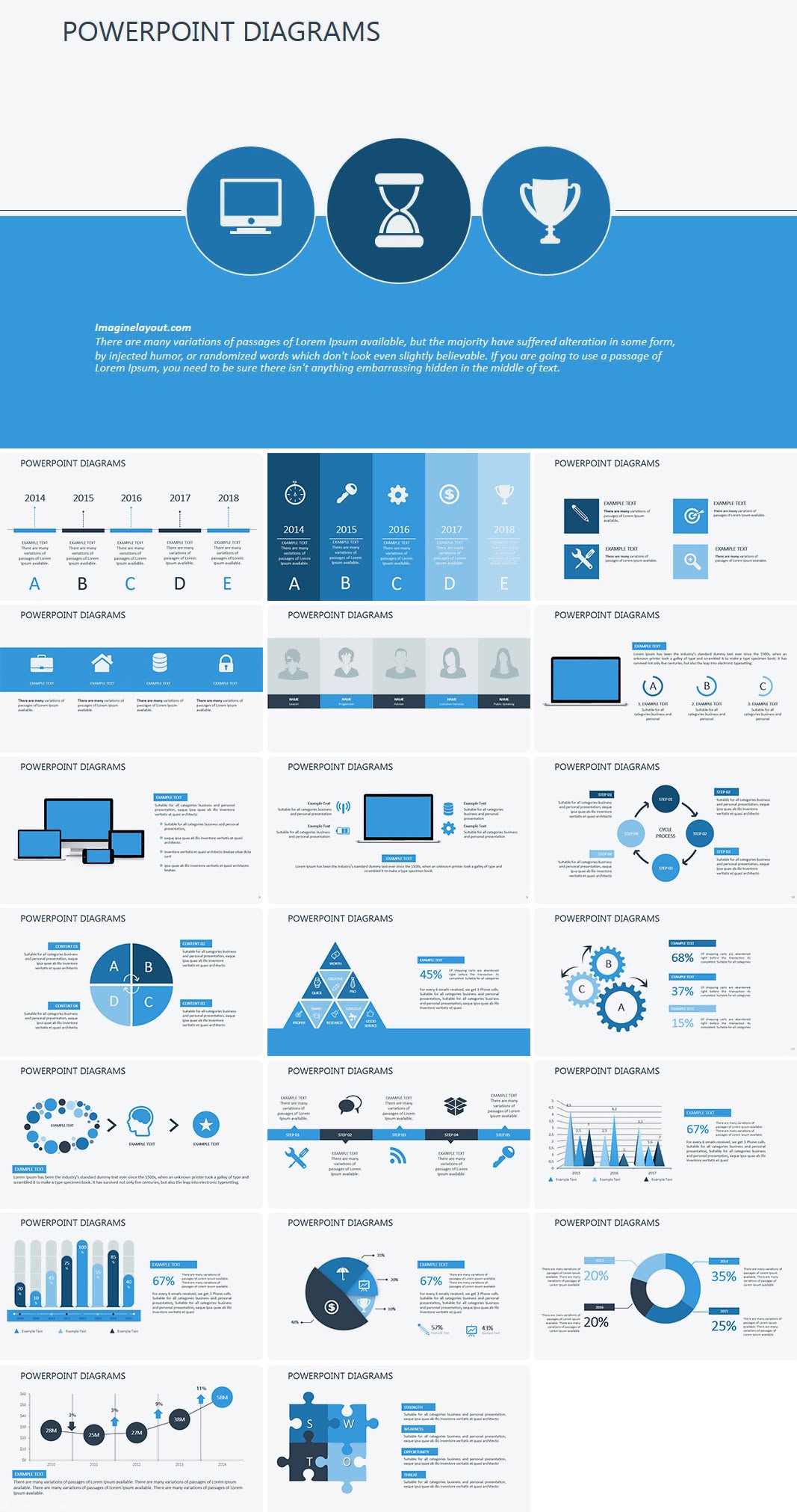 Business Corporation PowerPoint diagrams | ImagineLayout.com