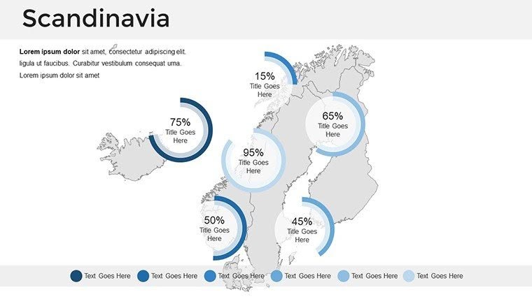 Scandinavia PowerPoint Maps Template for Presentation