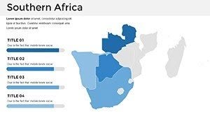 South Africa PowerPoint Maps Template for Presentation
