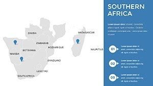 South Africa PowerPoint Maps Template for Presentation