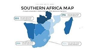 South Africa PowerPoint Maps Template for Presentation