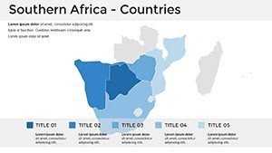 South Africa PowerPoint Maps Template for Presentation