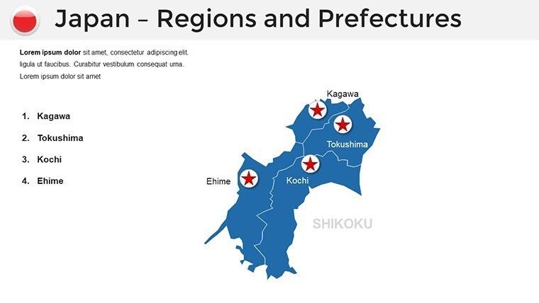 Japan PowerPoint Maps: Download PPT