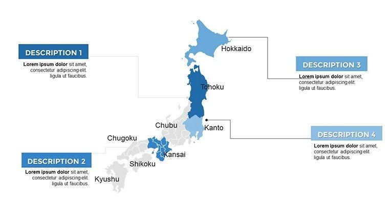 Japan PowerPoint Maps: Download PPT