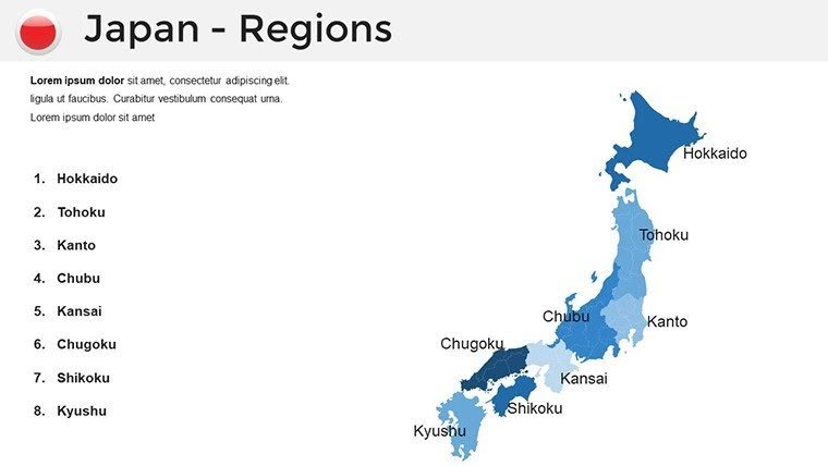 Japan PowerPoint Maps: Download PPT