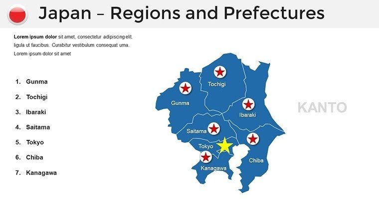 Japan PowerPoint Maps: Download PPT