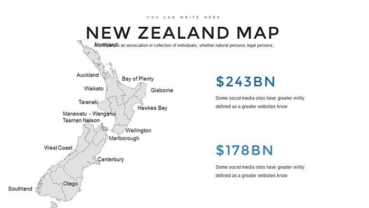 New Zealand PowerPoint Maps: Download Presentation