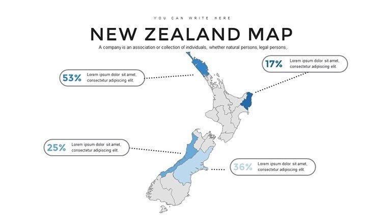New Zealand PowerPoint Maps: Download Presentation