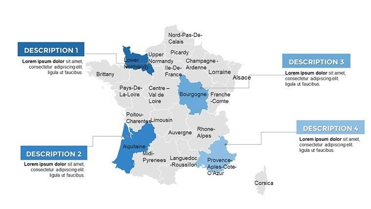 France PowerPoint Maps Template | PPT Download