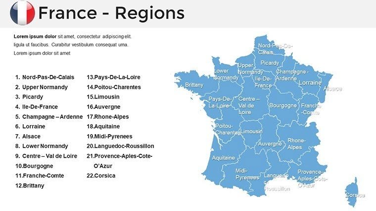 France PowerPoint Maps Template | PPT Download