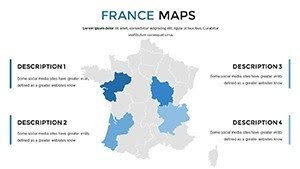 France PowerPoint Maps Template | PPT Download