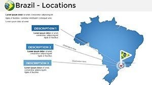 Brazil PowerPoint Maps Template for Presentation