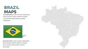 Brazil PowerPoint Maps Template for Presentation
