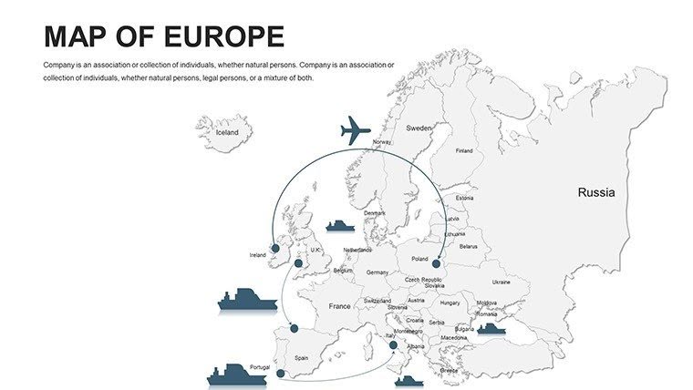Editable Europe PowerPoint Maps: Download PPT