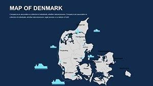 Editable Denmark PowerPoint Maps Template - Download Now