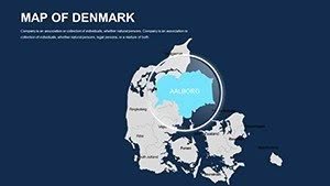 Editable Denmark PowerPoint Maps Template - Download Now