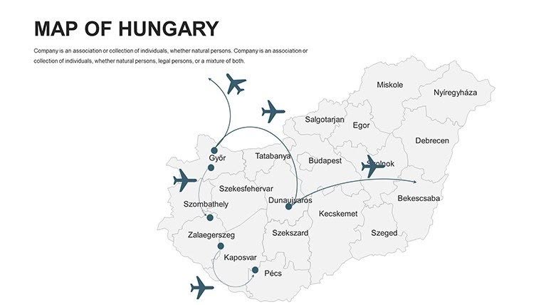 Download Editable Hungary PowerPoint Maps Template for Presentation