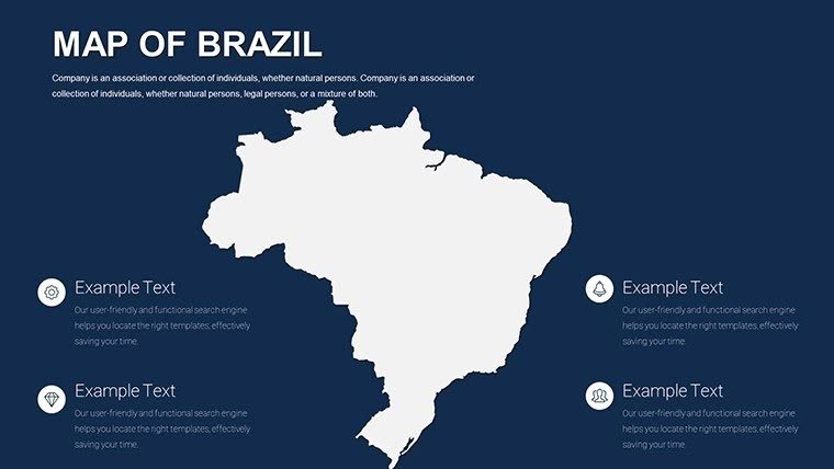 Brazil Editable PowerPoint Maps Template: Download PPT