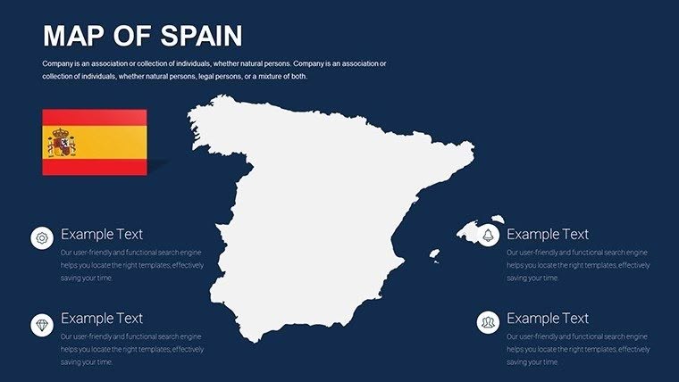 Editable Spain PowerPoint Maps Template: Download PPT
