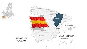 Editable Spain PowerPoint Maps Template: Download PPT