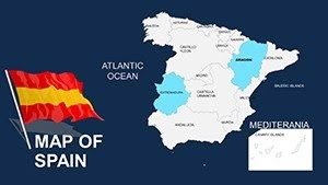 Editable Spain PowerPoint Maps Template: Download PPT