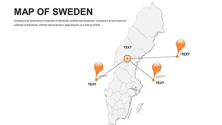Sweden PowerPoint Maps Presentation Template