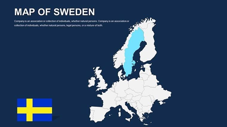 Sweden PowerPoint Maps Presentation Template