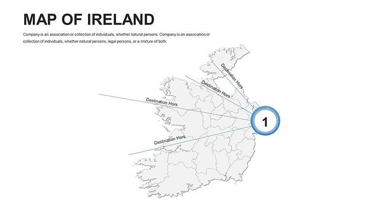Editable Ireland PowerPoint maps | ImagineLayout.com