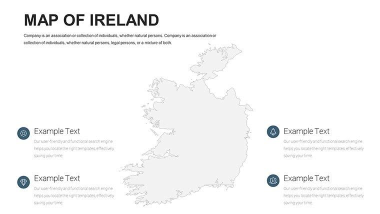 Editable Ireland PowerPoint maps | ImagineLayout.com