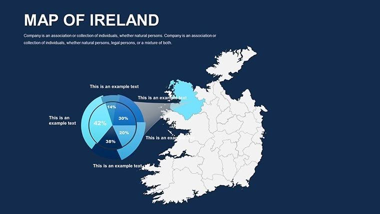 Editable Ireland PowerPoint maps | ImagineLayout.com