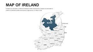 Editable Ireland PowerPoint maps | ImagineLayout.com