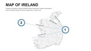 Editable Ireland PowerPoint maps | ImagineLayout.com