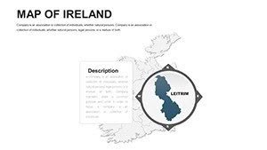 Editable Ireland PowerPoint maps | ImagineLayout.com