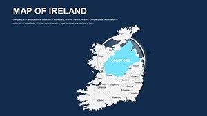 Editable Ireland PowerPoint maps | ImagineLayout.com