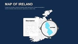 Editable Ireland PowerPoint maps | ImagineLayout.com